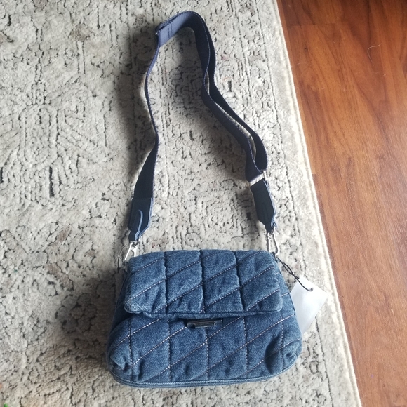 Mango | Bags | Nwt Mng Quilted Denim Crossbody Bag | Poshmark